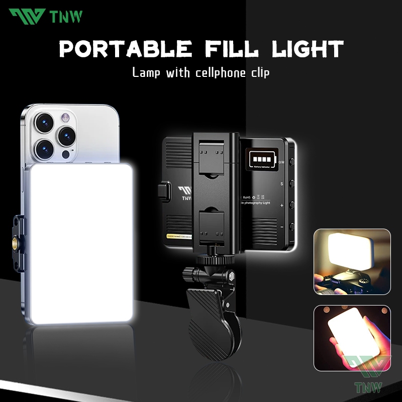 TNW D25 LED Video Light Camera Light with 1/4 Hot Shoe Mount Threaded ...
