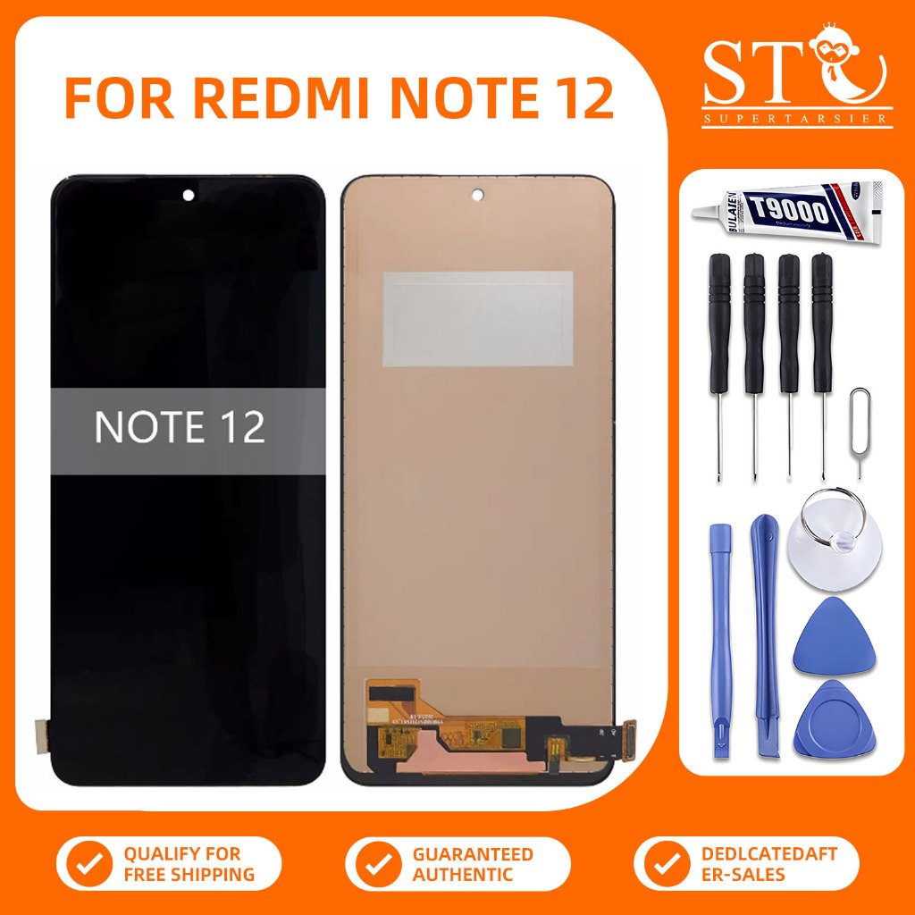 100% Tested LCD For XIAOMI Redmi Note 12 LCD Display Touch Screen ...