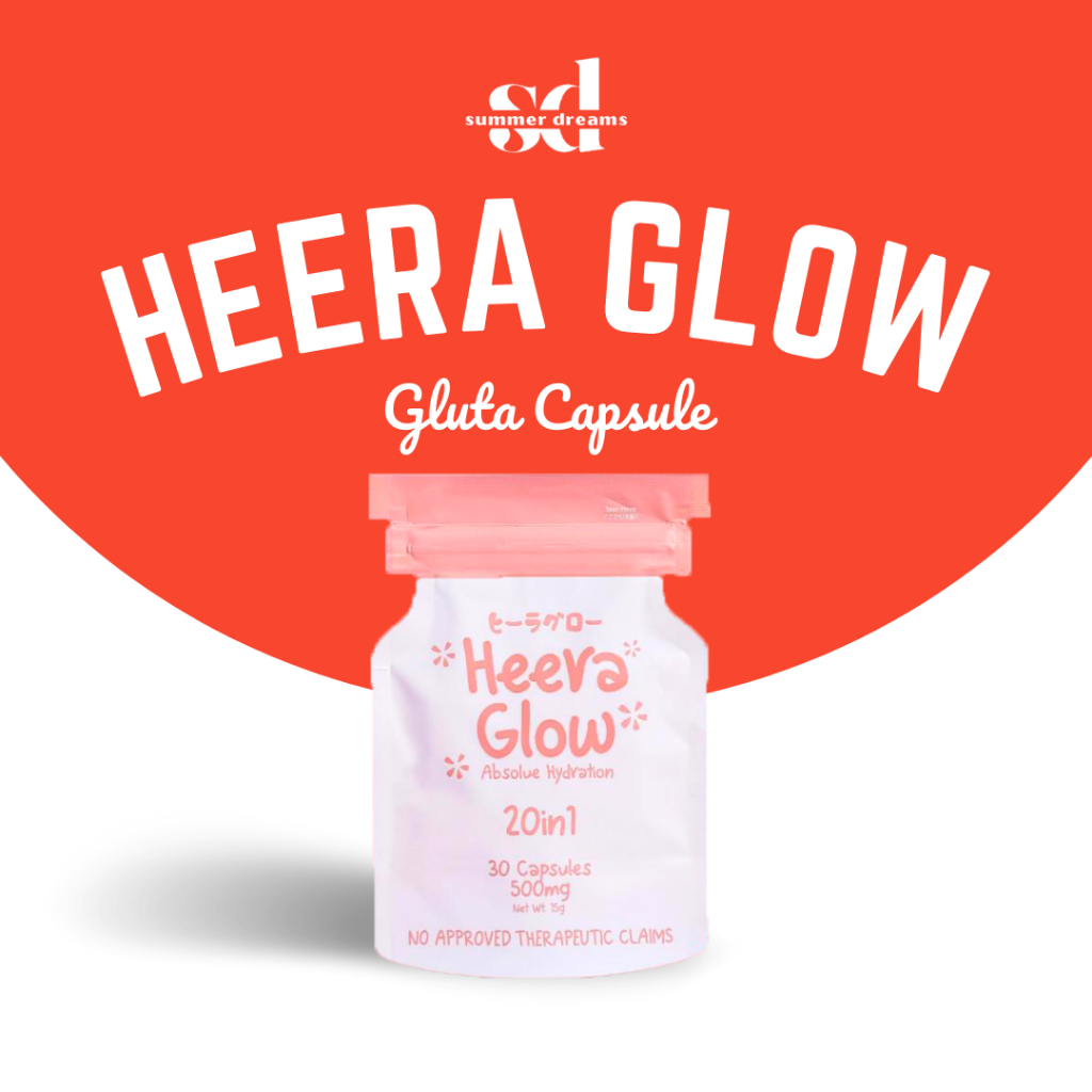 HEERA GLOW 20in1 Glutathione Absolute Hydration Collagen 30caps ...