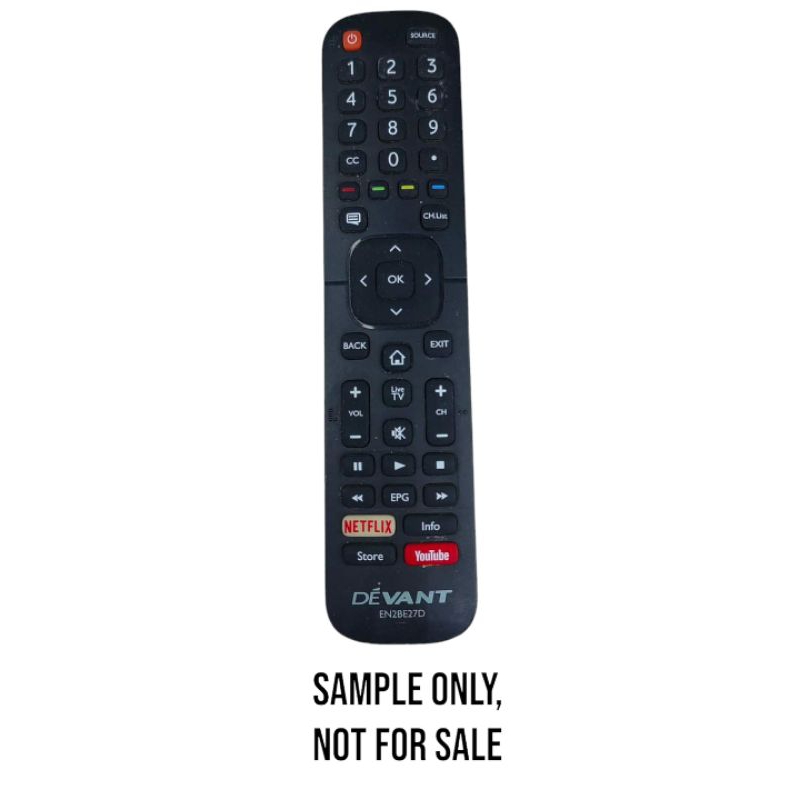 Remote for Devant Smart TV / Replacement Remote for Devant Smart TV ...