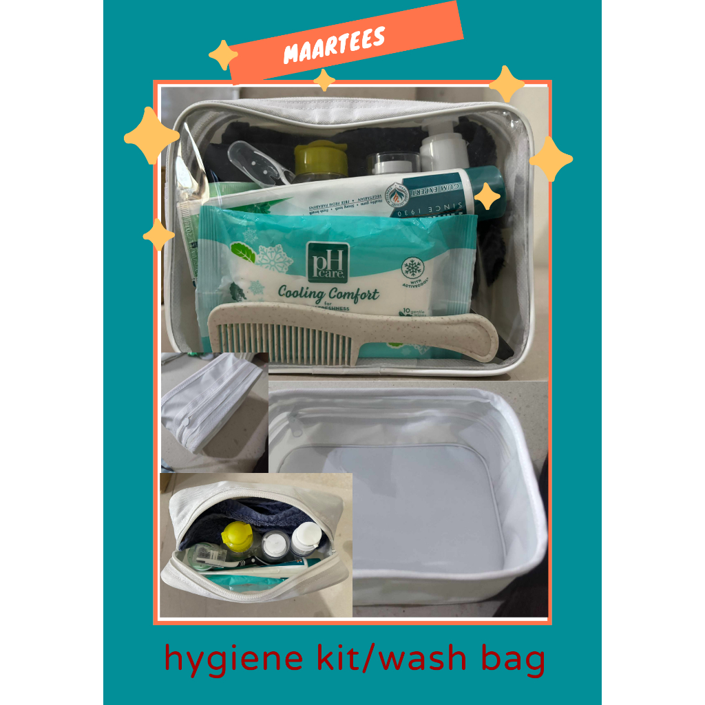 Wash Bag | Hygiene Kit | Cosmetics Make up Organizer | Shopee Philippines