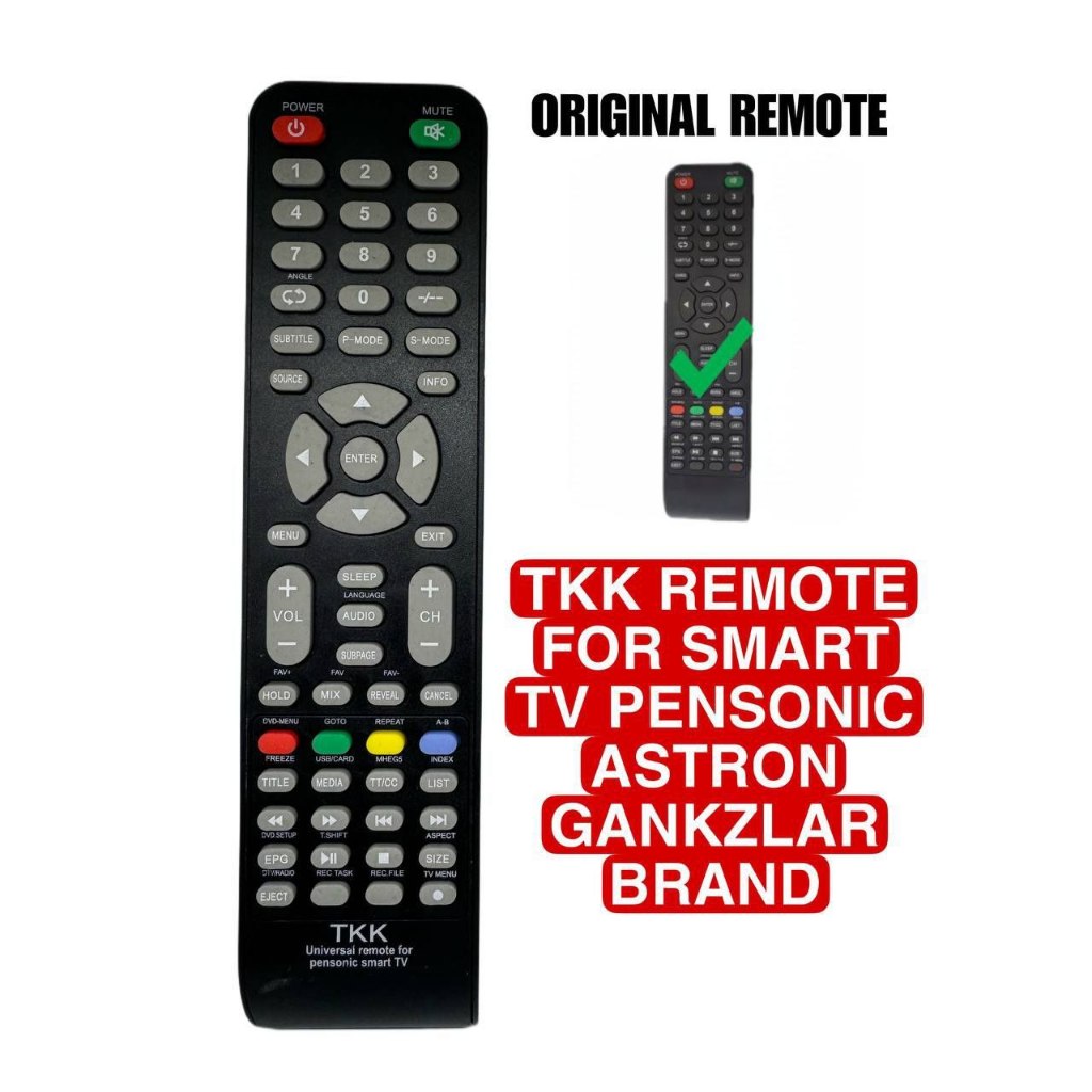 Universal ASTRON SMART ANDROID TV Remote Control Replacement 100% Na ...