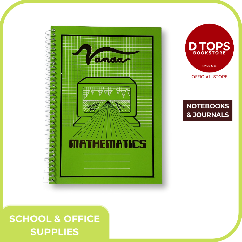 VANDA Mathematics Spiral Graph Notebook | Shopee Philippines