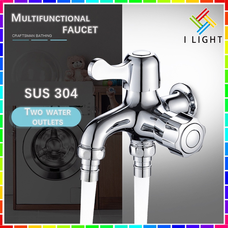 Best Two Way Faucet 304 Stainless Steel Dual Function Tap Faucet ...