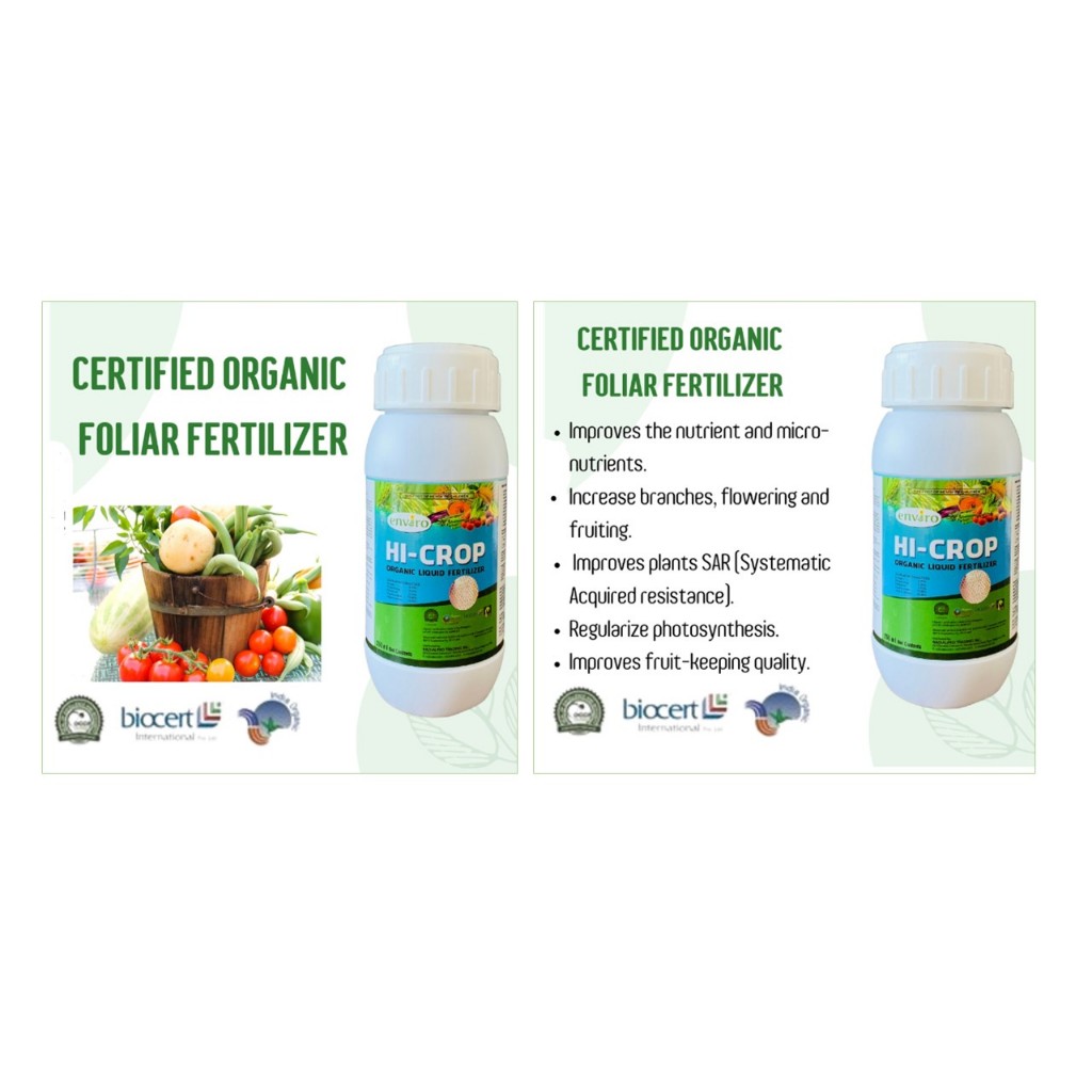 HI-CROP ORGANIC FERTILIZER 250ML | Shopee Philippines