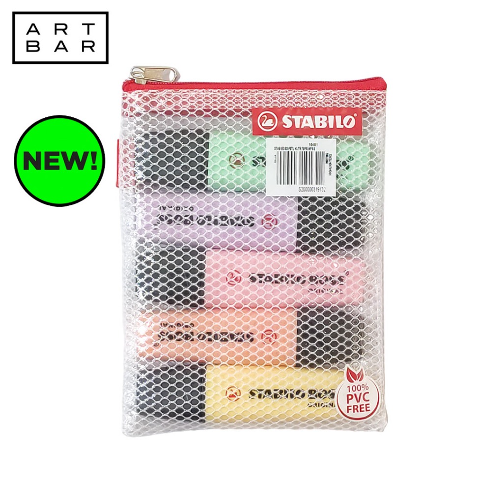 Stabilo Boss Pastel Highlighter in Net Pouch 5s - Art Bar | Shopee ...