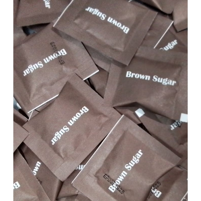 Brown Sugar sachet, 5g, 100pcs | Shopee Philippines
