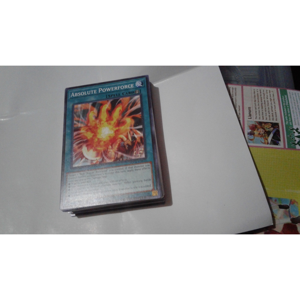 ABSOLUTE POWERFORCE KONAMI YUGIOH 1 ONE PIECE CARD CRIMSON KING SDCK ...