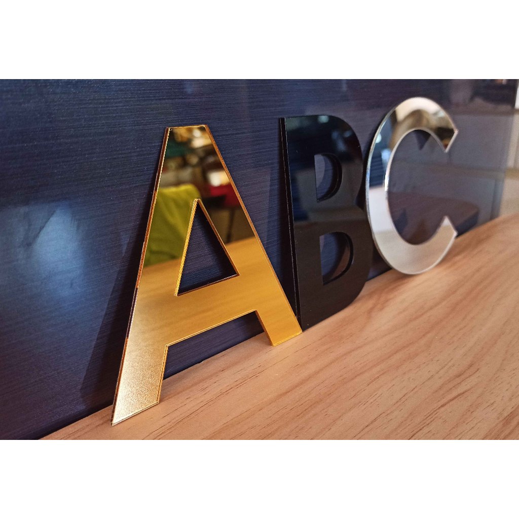 Personalized Laser Cut Acrylic Letters (7inches to 12inches Height ...