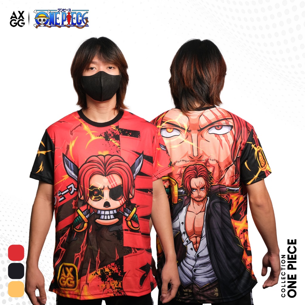 AXGG One Piece - " Onepiece - Haki Shanks " Anime T-Shirt / Longsleeve ...