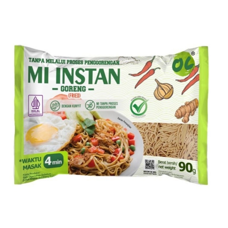 Organic Center Veggie Instant Noodles Original Fried Flavor 90 Gr (NO ...