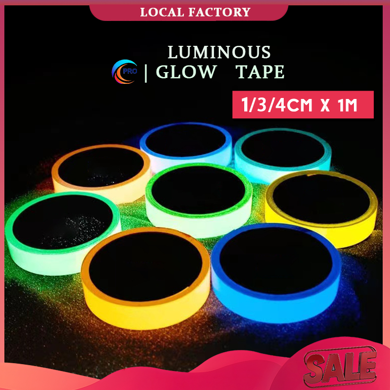 Luminous Glow Tape Self-Adhesive | Reflective Fluorescent Glowing Tape ...