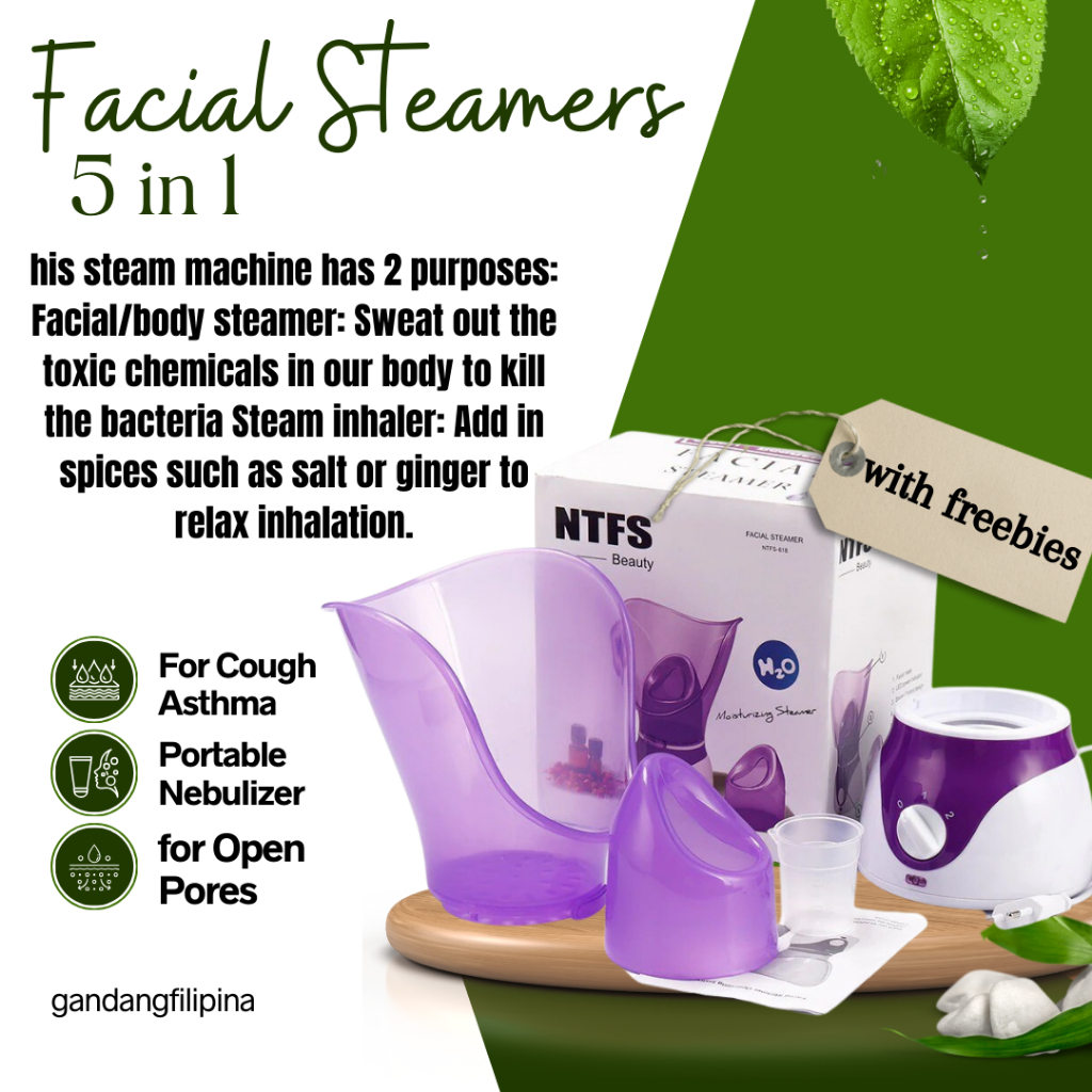 Steamer Inhaler Portable Nebulizer For Cough Asthma for Suob or 5in1 ...