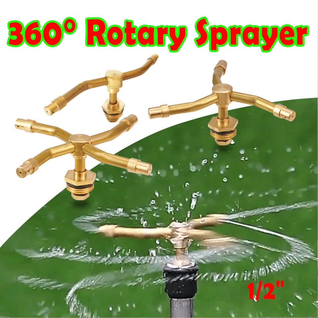 Automatic Rotary Sprayer 360 Degree Rotation Irrigation System ...