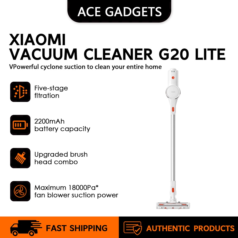 Xiaomi Vacuum Cleaner G20 Lite 18,000Pa Five-stage filtration Ultra ...