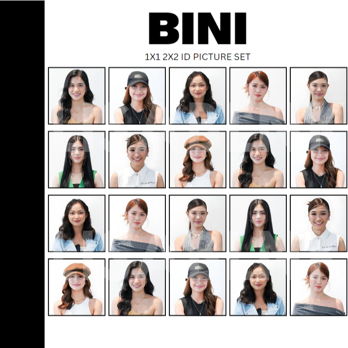 BINI ID Picture [2x2, 1x1] Set | Shopee Philippines