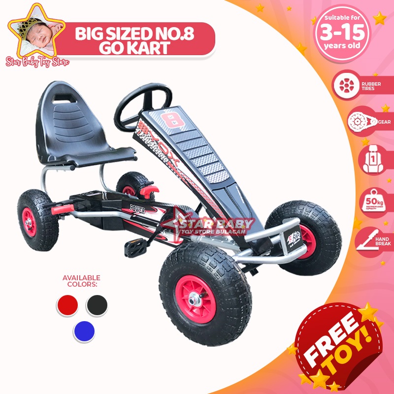 Star Baby Toy Store Big Sized F8 Pedal Type Ride-on Go Kart for Kids ...