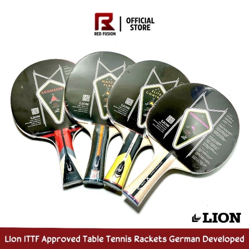 Lion ITTF Approved Table Tennis Rackets German Developed | Shopee ...