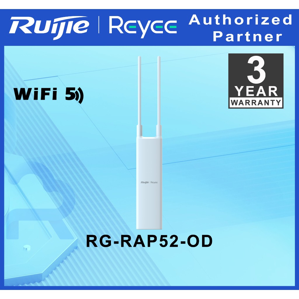 RUIJIE | REYEE RG-RAP52-OD Wi-Fi 5 AC1300 1300Mbps Dual-Band Outdoor Access Point | Shopee ...