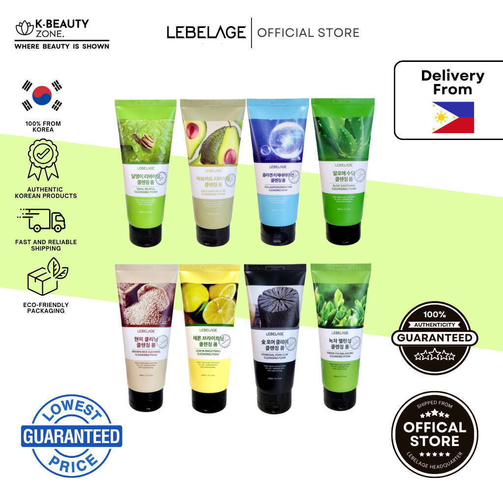 LEBELAGE Deep Cleansing Foam 180ml (8 Options) | Shopee Philippines