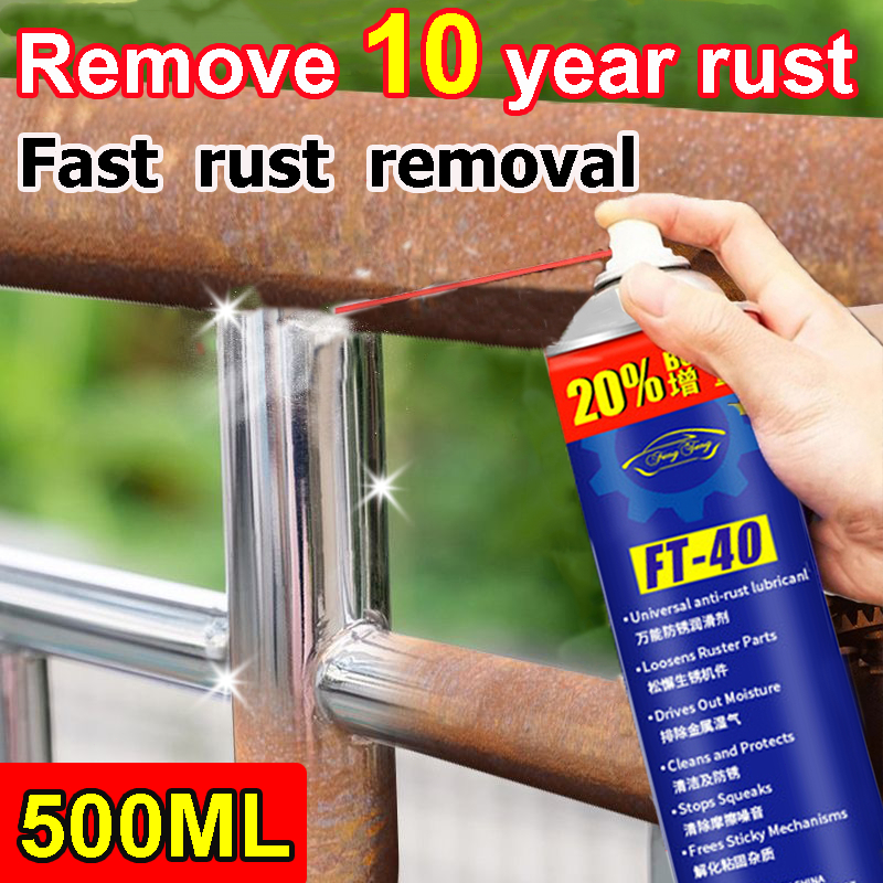 Strong Rust Remover for Metal steel 500ML Tough Rust Removal Lubricant ...