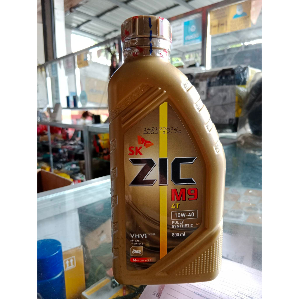 MOTORCYLE ZIC OIL M9 800ml | Shopee Philippines