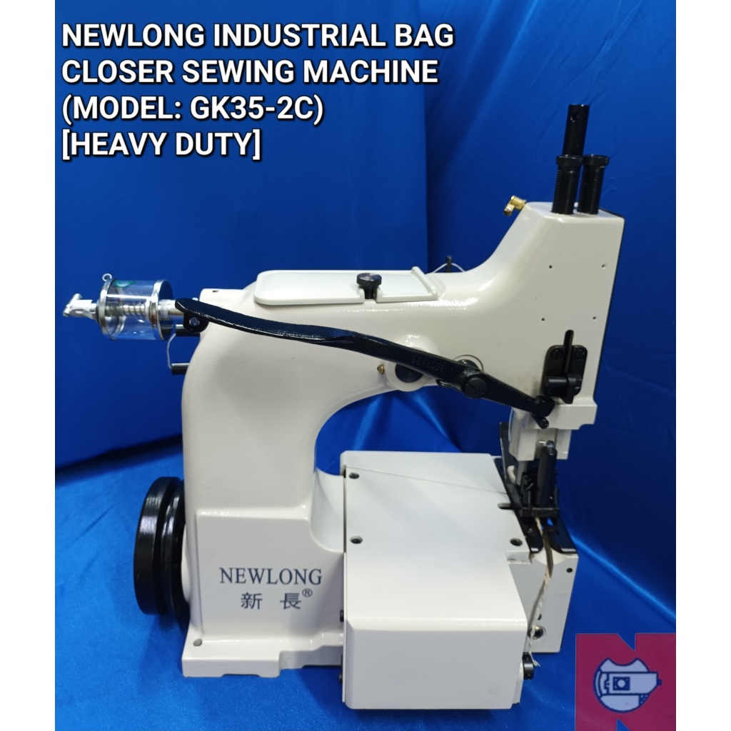 NEWLONG INDUSTRIAL BAG CLOSER SEWING MACHINE MODEL: GK35-2C (HEAVY DUTY ...