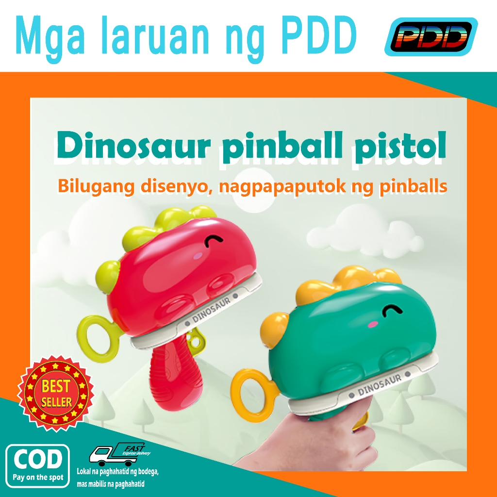 Children Dinosaur Sticky Ball Gun Toy Shooting Toy Shooting Practice ...