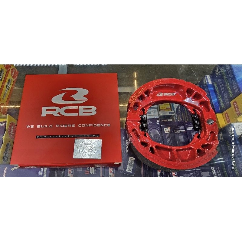 RCB BRAKE SHOE EX5 HONDA (CERAMIC) FOR HONDA WAVE 125/W100/XRM110 ...