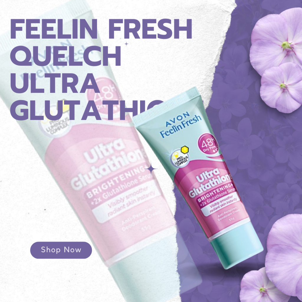 Avon Feelin Fresh Quelch Ultra Glutathione Anti Perspirant Deodorant ...