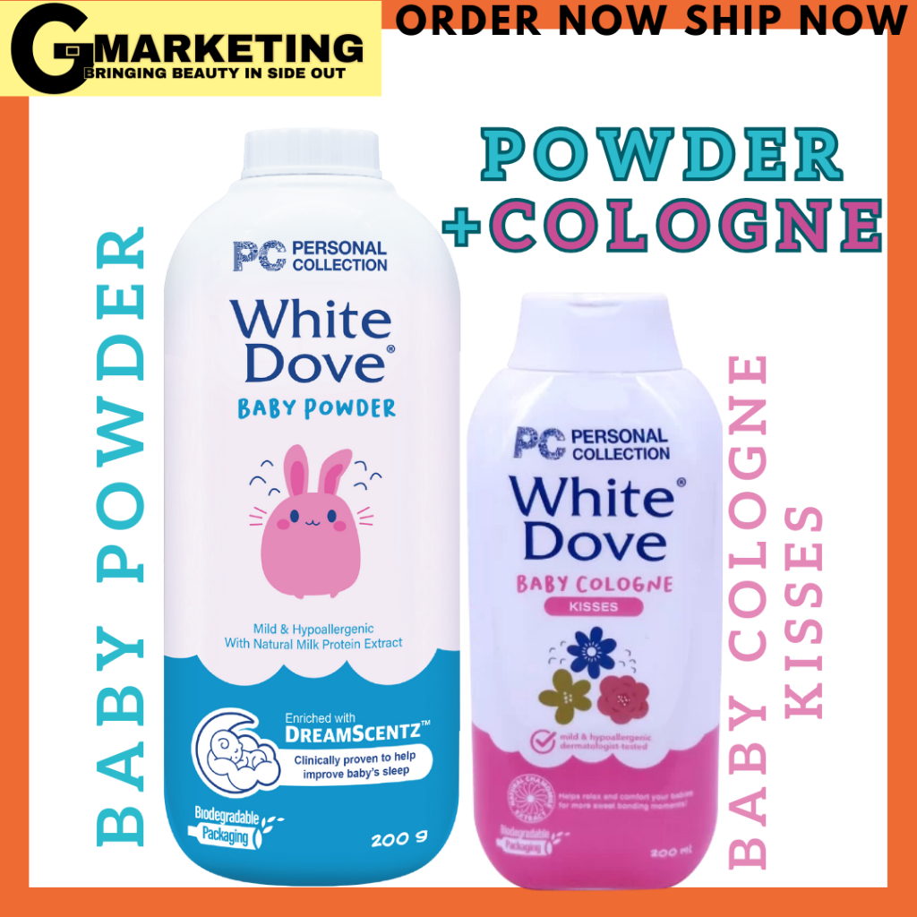 pc white dove powder + cologne bundle 2 in 1 | Shopee Philippines
