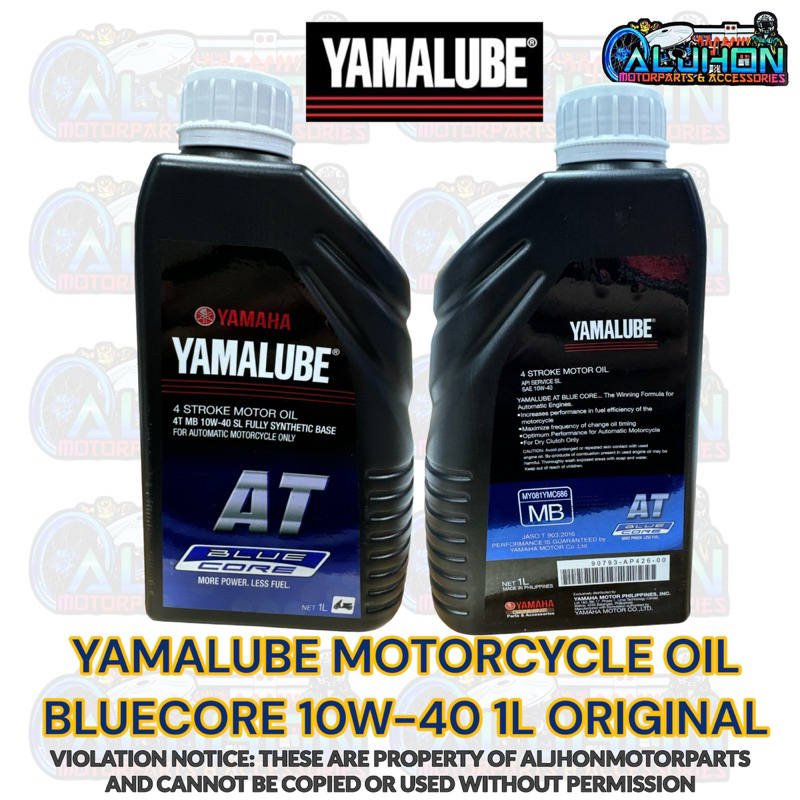 YAMALUBE MOTORCYCLE OIL BLUECORE 10W-40 1L | Shopee Philippines