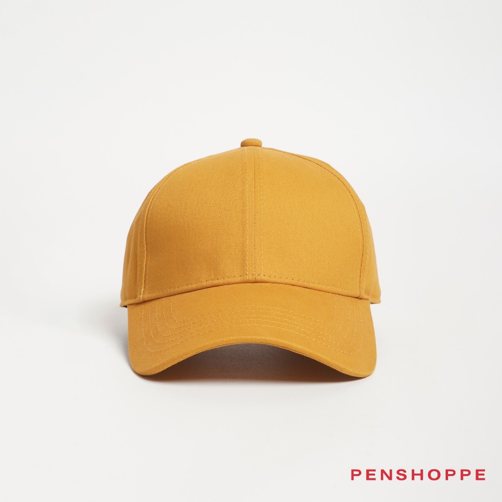 Penshoppe Plain Varsity Cap With Clip Label For Men (Mustard) | Shopee ...
