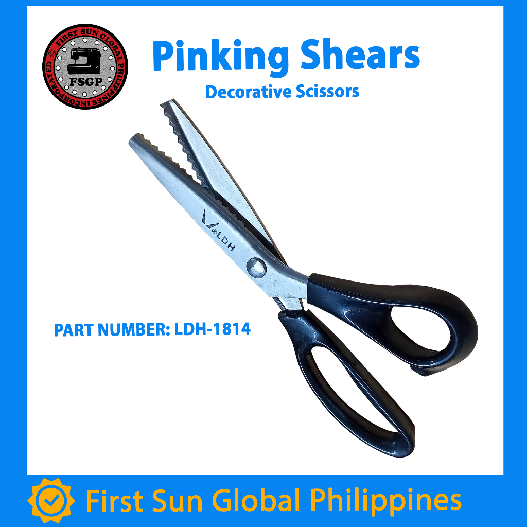 Decorative Scissor Pinking Shears Tailoring Scissor stainless steel ...