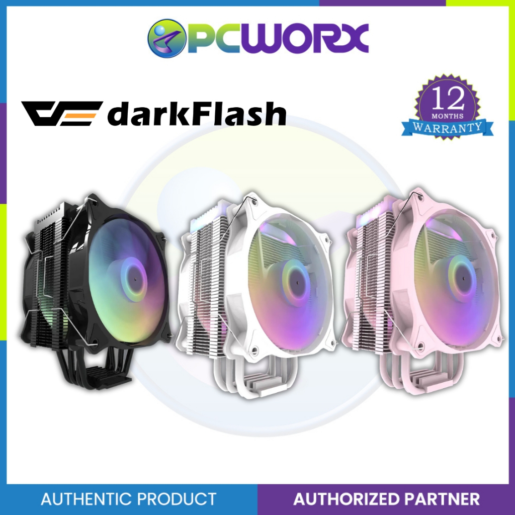 Darkflash DARKAIR PLUS 120 x 130 x 25mm CPU COOLER | Shopee Philippines