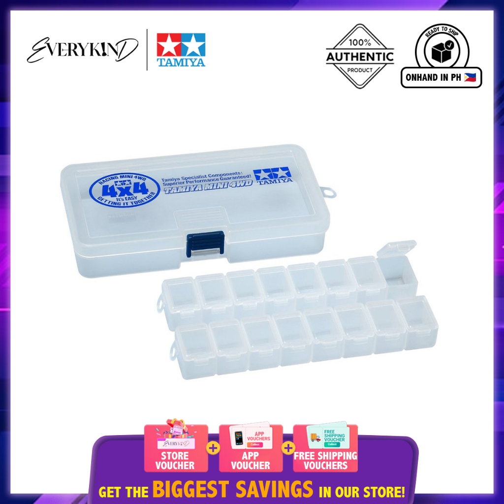 Tamiya Mini 4WD Model Racing Parts Storage Box Set 15460 | Shopee ...