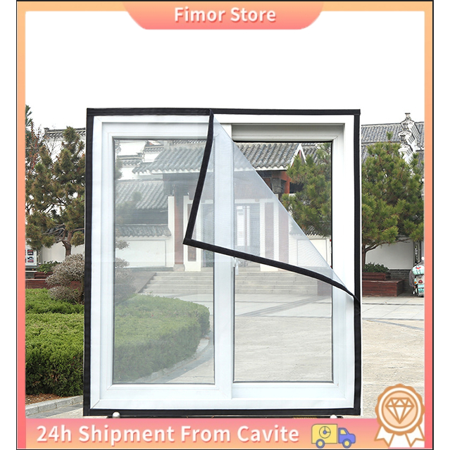 Self adhesive Velcro Window Mesh Household Mosquito proof Screen Window ...