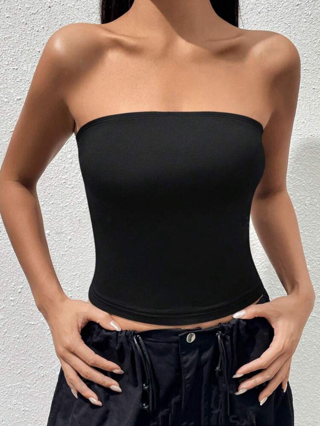 Angelcity Crop Tube Top Garter Stretchable High Quality Tops | Shopee ...