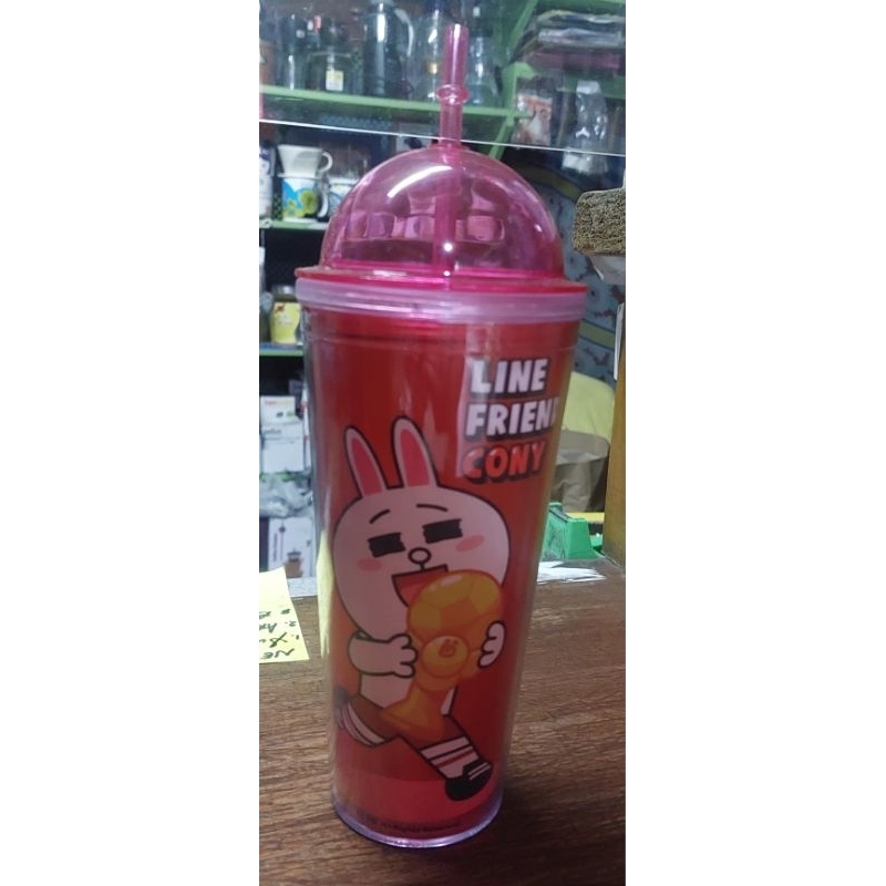 Last Stock Cony Pink Slurpee Acrylic Cup with Straw | Shopee Philippines