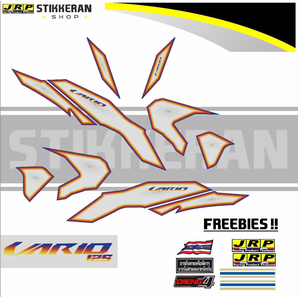 HONDA CLICK 125 V3 TITANIUM DESIGN DECALS 2TONE | Shopee Philippines