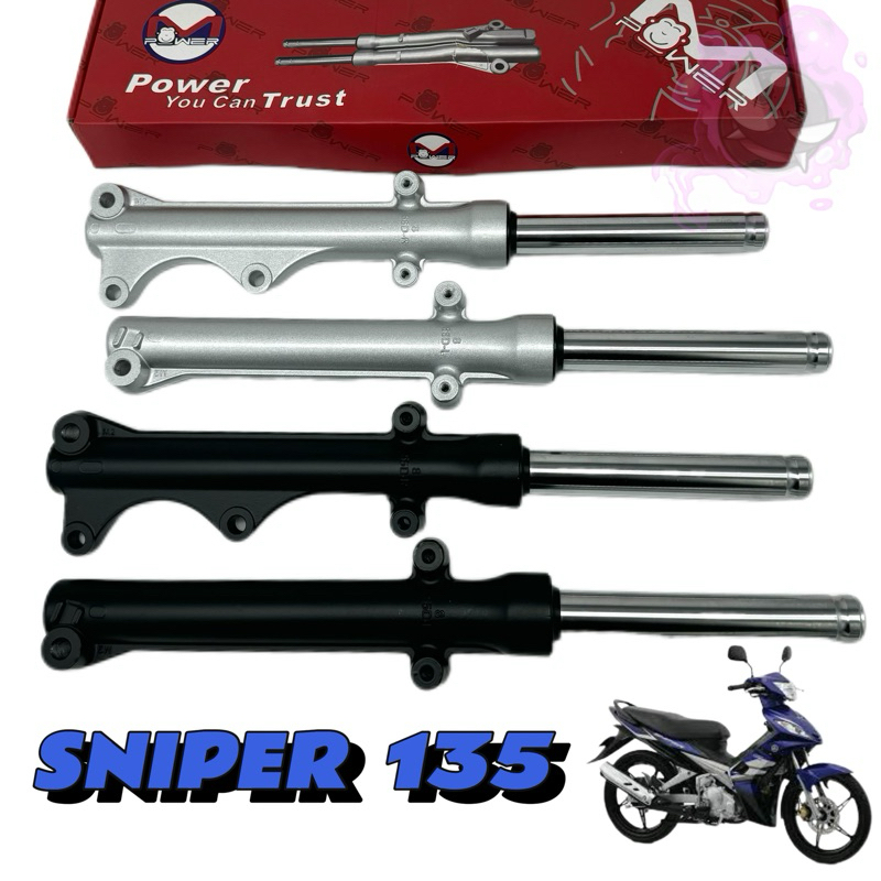 M.POWER SNIPER 135 / LC 135 FRONT SHOCK ASSEMBLY 1 SET FOR YAMAHA ...