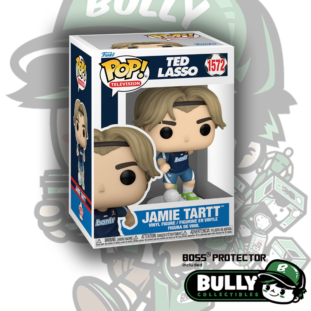 Funko POP! Television: Ted Lasso - Jamie Tartt 1572 With Boss Protector ...