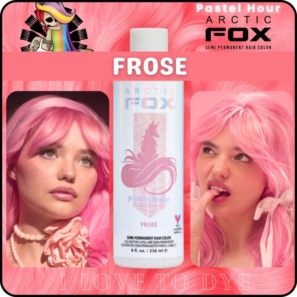 [I Love to Dye] Arctic Fox Frose Pastel Hour Semi Permanent Hair Dye ...