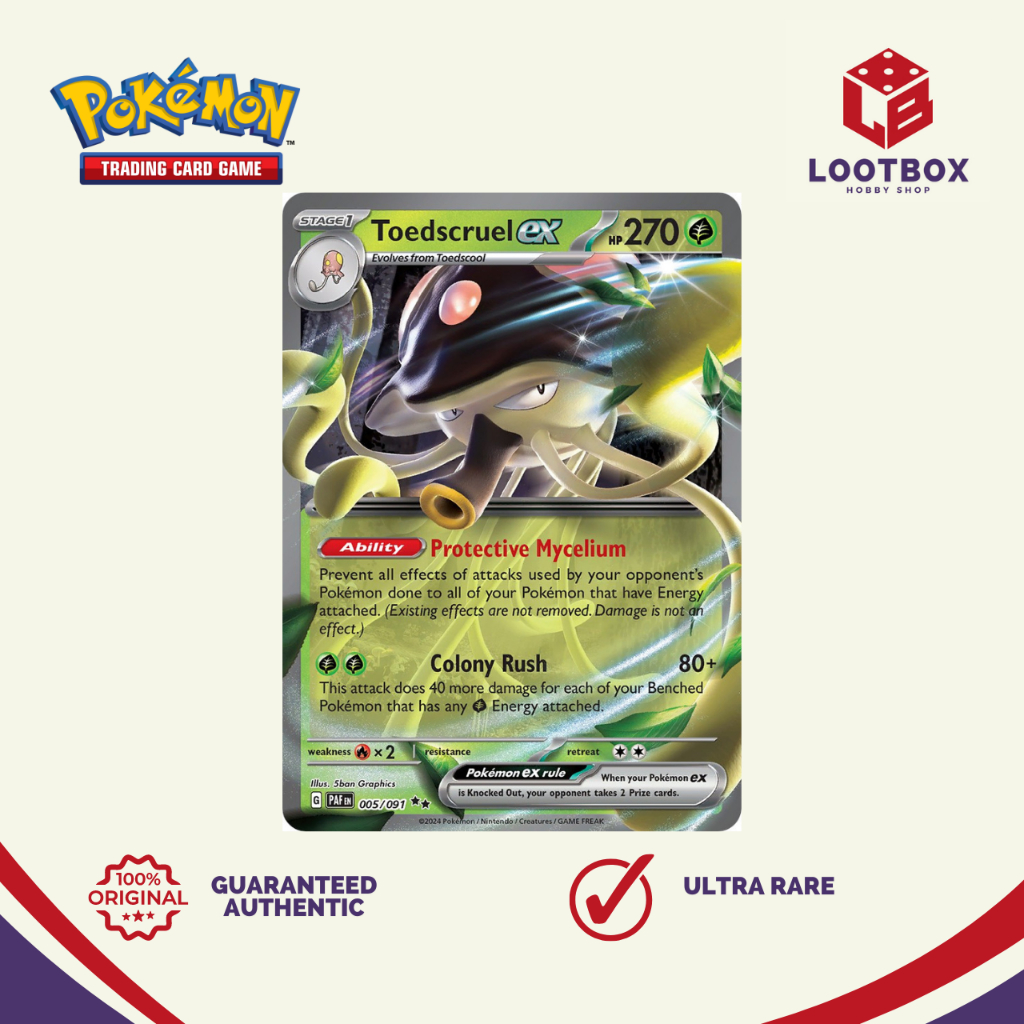 Pokemon Card Game: Toedscruel ex (Ultra Rare) - Paldean Fates | Shopee ... Pokemon Card Game: Toedscruel ex (Ultra Rare) - Paldean Fates | Shopee ...
