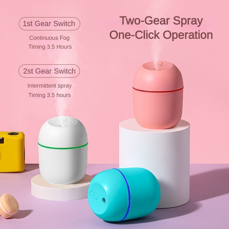 220ML Portable Mini humidifier with oil mute car humidifier | Shopee ...