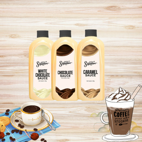 Easy Brand Signature Range - Signature Syrups 1Kg, Signature Sauces 2 ...