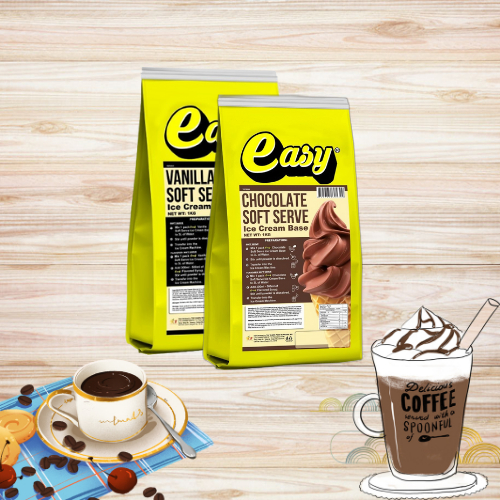Easy Brand Soft Serve Ice Cream Premix Powder: Vanilla Soft Serve ...