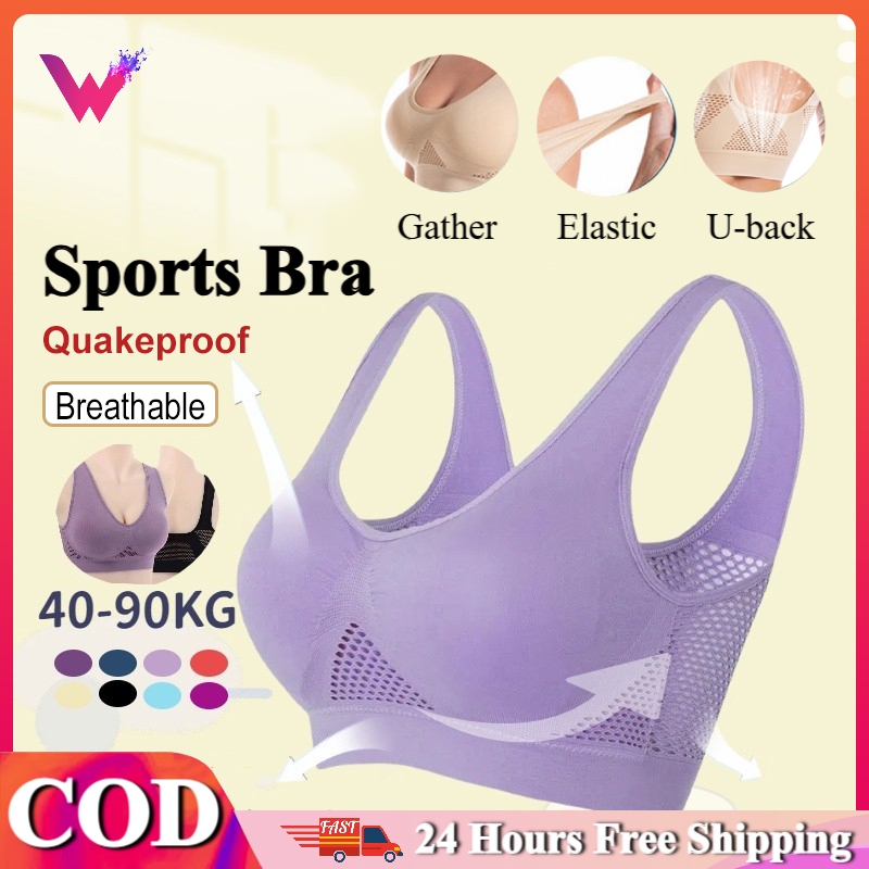 Sports Bra For Women Seamless Running Workout Breathable Gym Yoga Bra ...