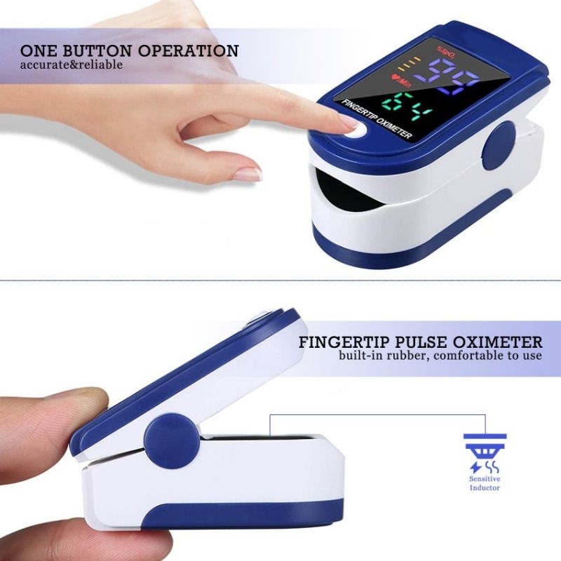 Oximeter Pulse Oxygen Sensor Meter Fingertip | Shopee Philippines