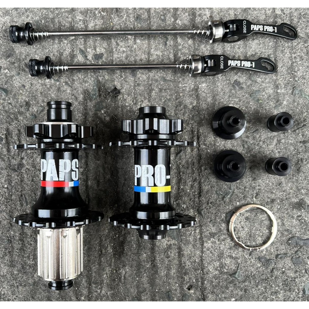 PAPS PRO-1 MTB HUBS VERSION 5 - 4 PAWLS 3 TEETH - QR AND TA READY 32 ...
